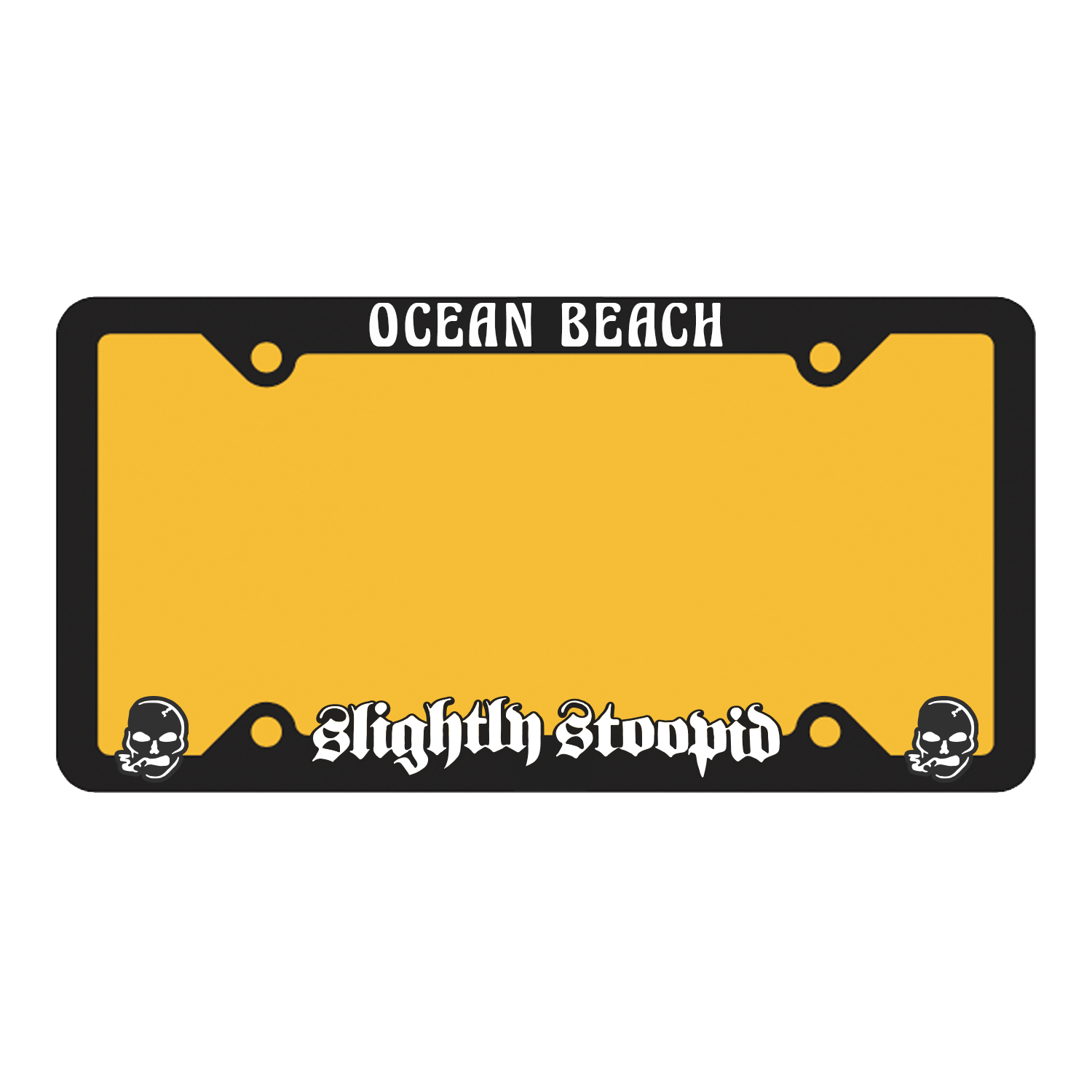 Ocean Beach License Plate – Slightly Stoopid